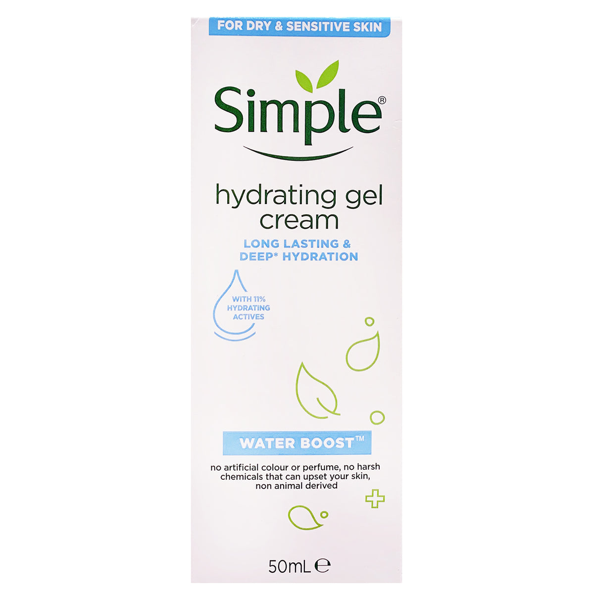 Simple Water Boost Hydrating Gel Cream 50ml – Callans Pharmacy